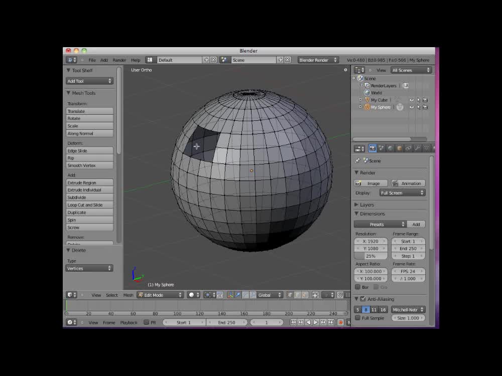 2 Deleting Objects By Neal Hirsig Video Blenderheads ModDB