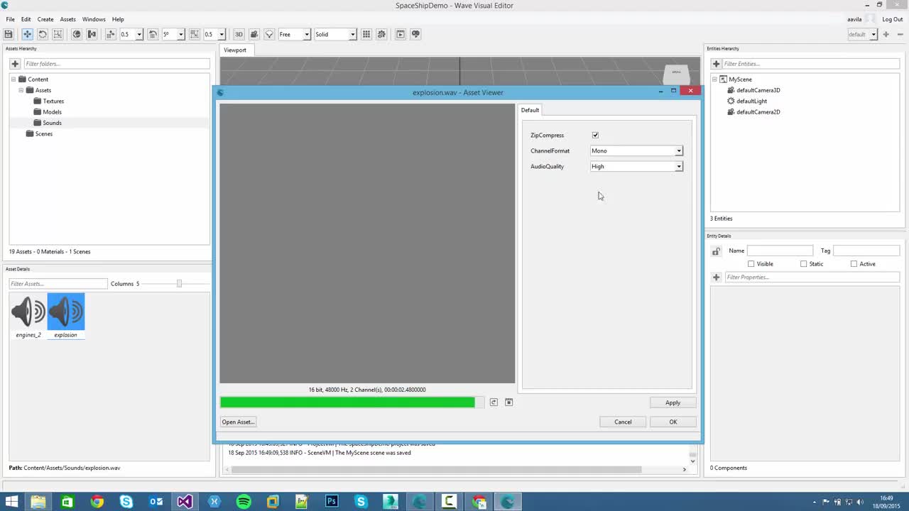 WaveEngine Series - Asset Management video - ModDB