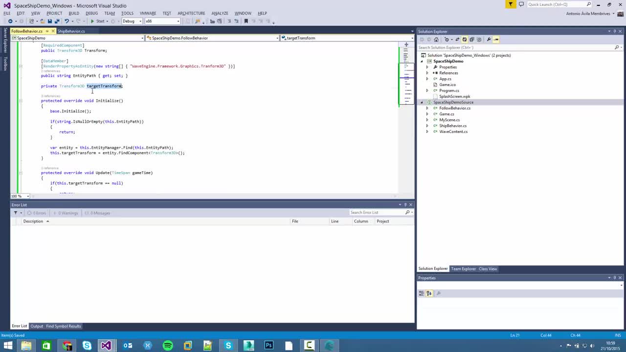 WaveEngine Series - Behaviors II video - ModDB