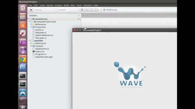 Wave samples running on Linux video - Mod DB