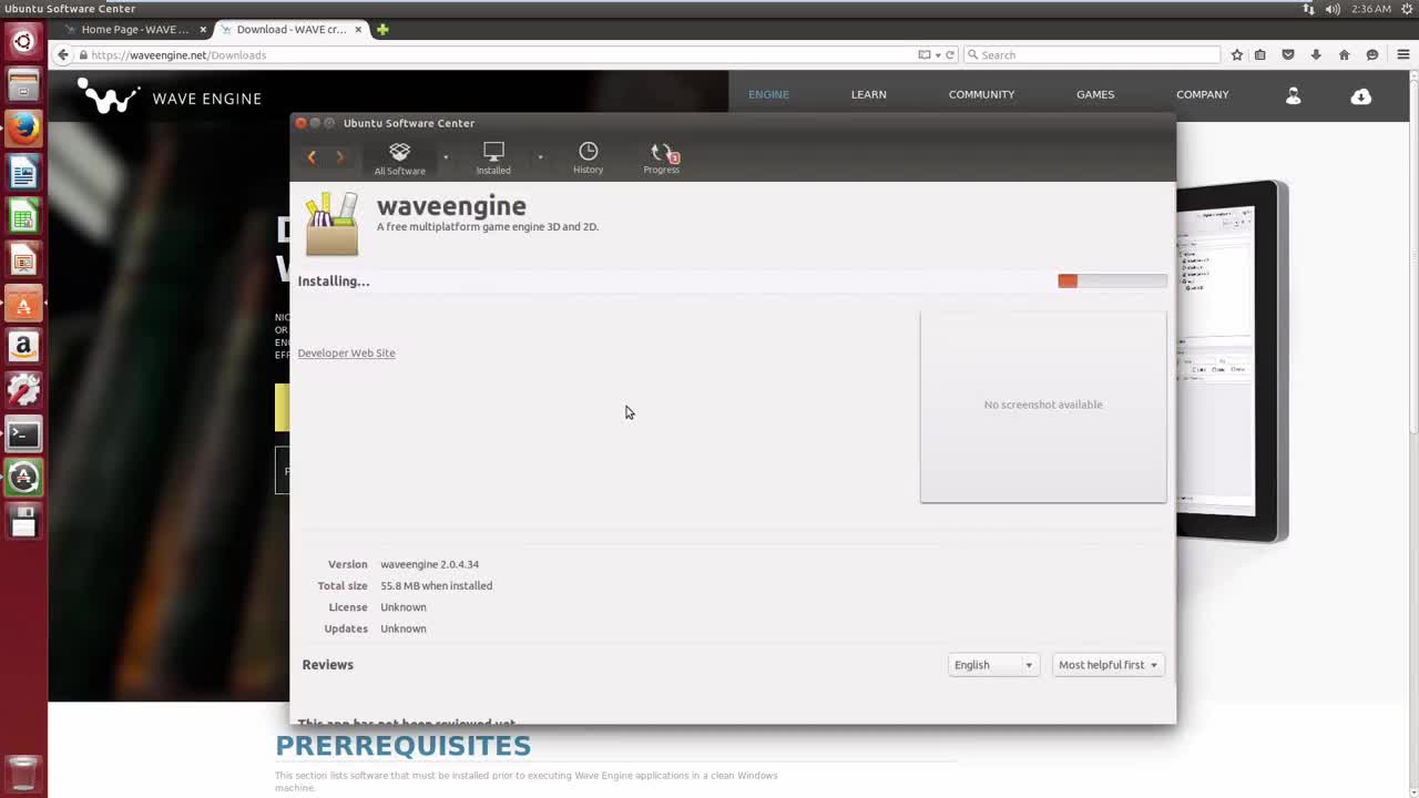 Getting Started with Wave Engine 2.0 on Linux video - IndieDB