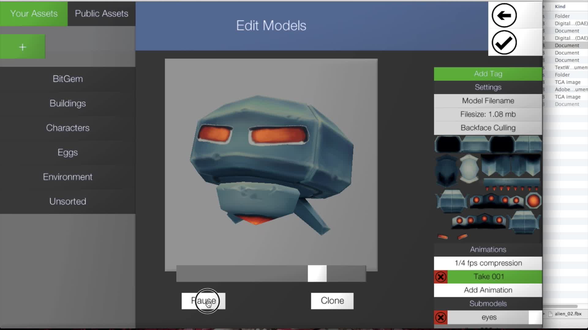 PLAYIR - Supporting BitGem3D Animation Lists video - ModDB