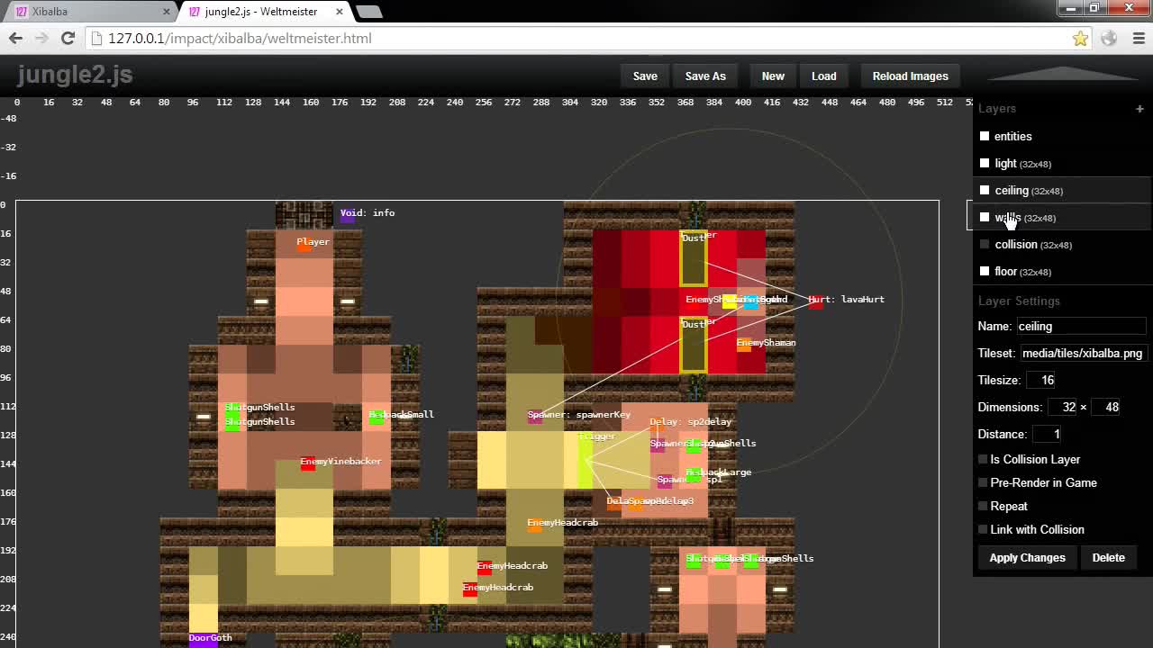 Making Of Xibalba A Webgl First Person Shooter Video Impact Js Moddb