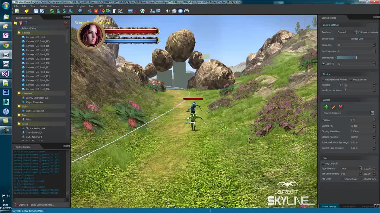 Melee Template 01 - Closest To Camera video - Skyline Game Engine - ModDB
