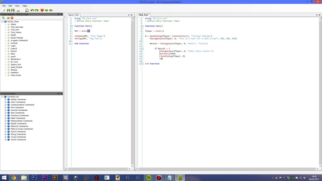 RCCE2 Tutorial #3 Applying Scripts to Actors video - ModDB