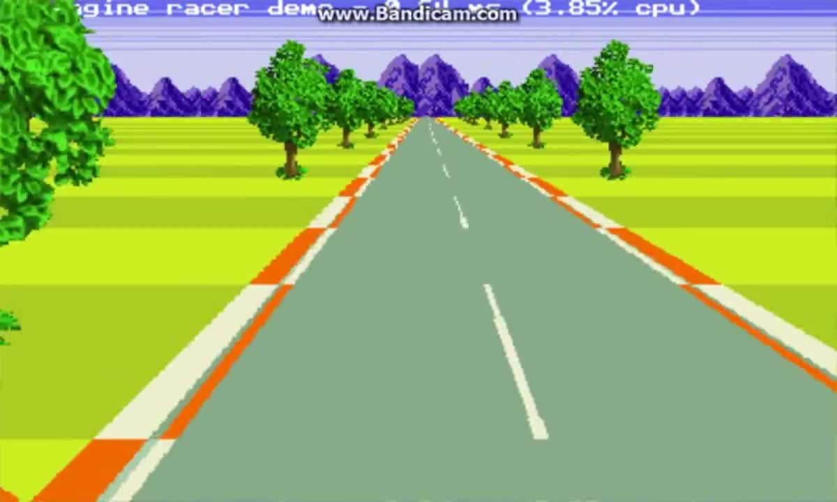 Tilengine pseudo-3D road example video - ModDB