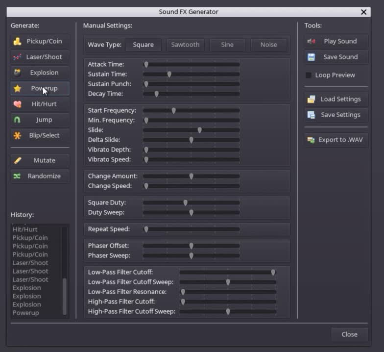 Sound FX Generator video - RPG in a Box - IndieDB