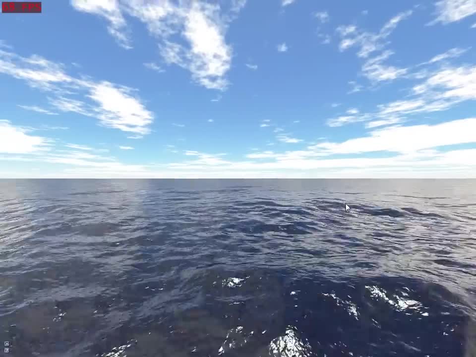 Real-time ocean rendering and lighting (OpenGL) video - Proland - IndieDB