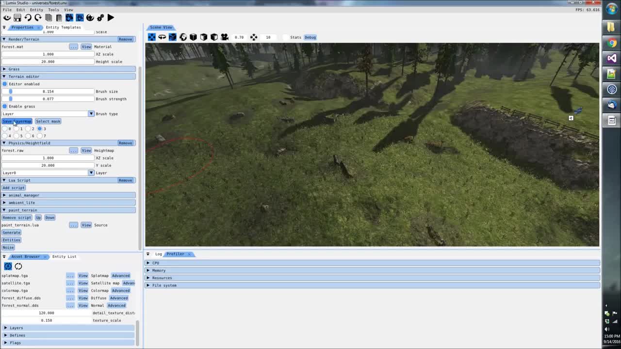 Terrain texturing script video - Lumix Engine - IndieDB