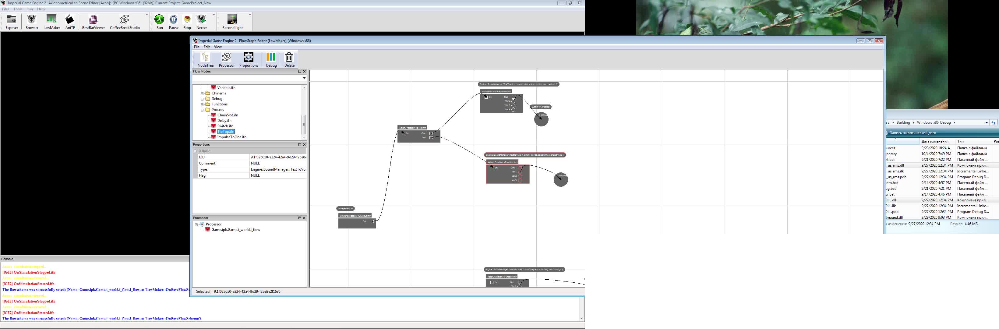 Imperial Game Engine 2.18.2 TextToVoice FlowGraph Scripting v2 video ...