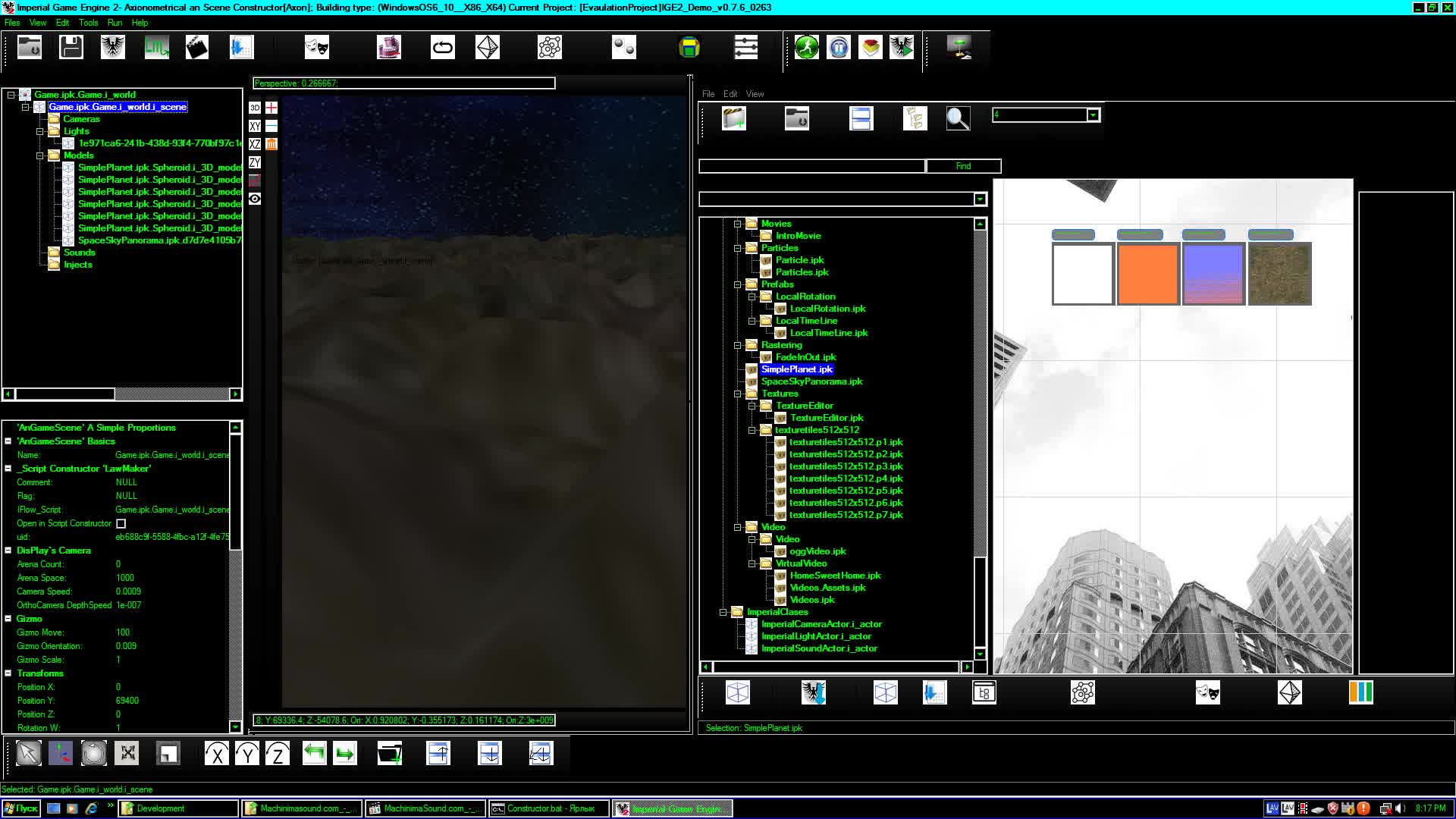 Imperial Game Engine 2 v42.8.8[6175]- Planet Rendering (Simple ...