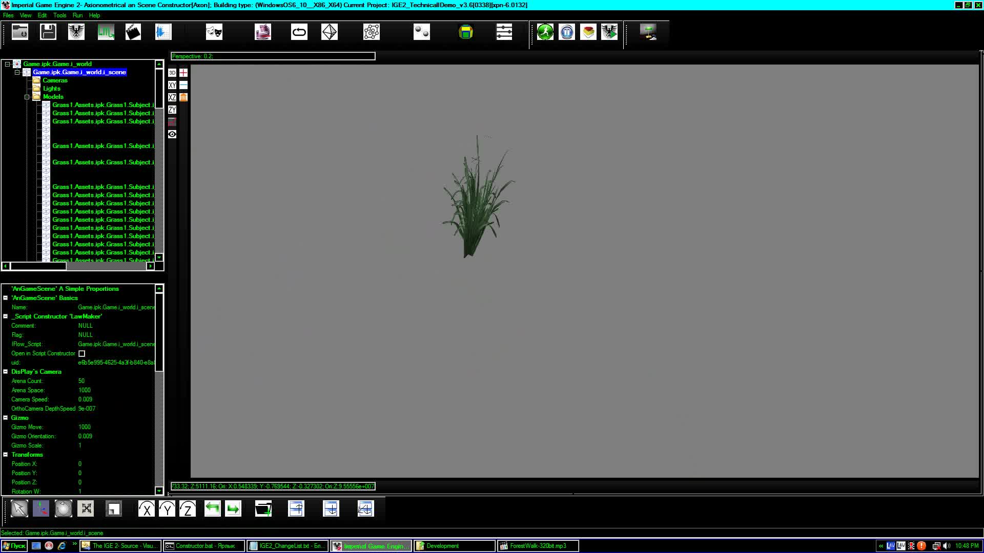 Imperial Game Engine 2 v43.9.1[6952]- Animable Perfocards; video - IndieDB