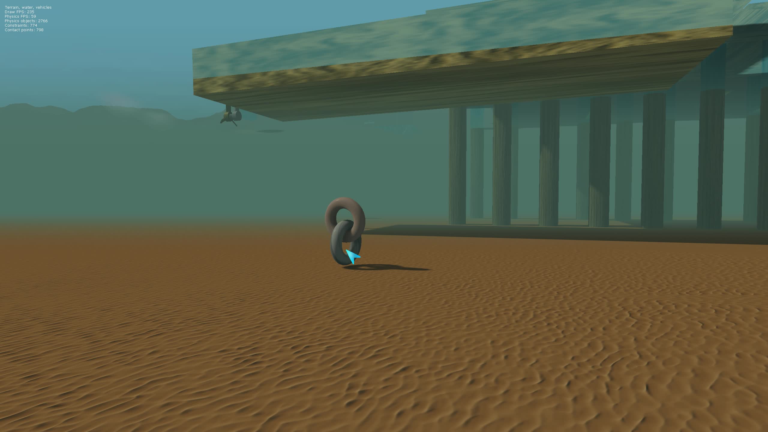 Various Materials and Underwater Simulation in Matali Physics 6.9 video - ModDB