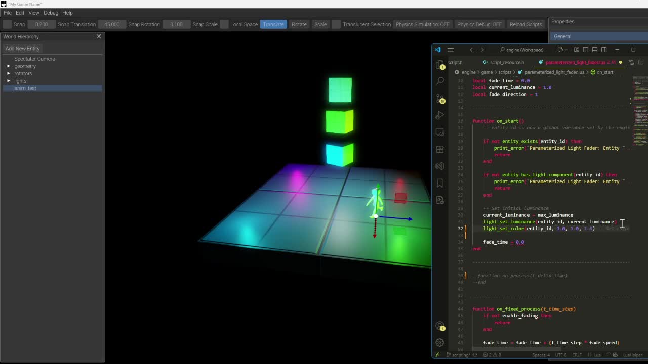 Custom Game Engine - Lua Scripting Autocomplete and Code Highlighting ...