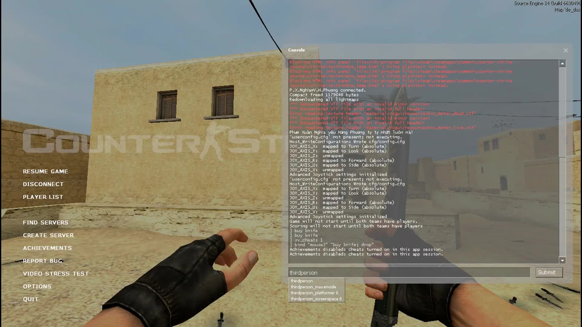 Knife drop and buy script for Counter-Strike: Source update v1.1 preview video - ModDB