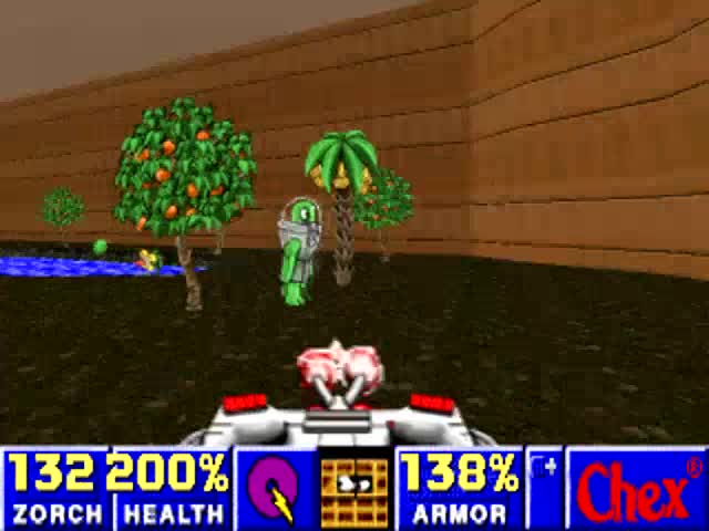 Chex Quest Gameplay - Arboretum video - ModDB