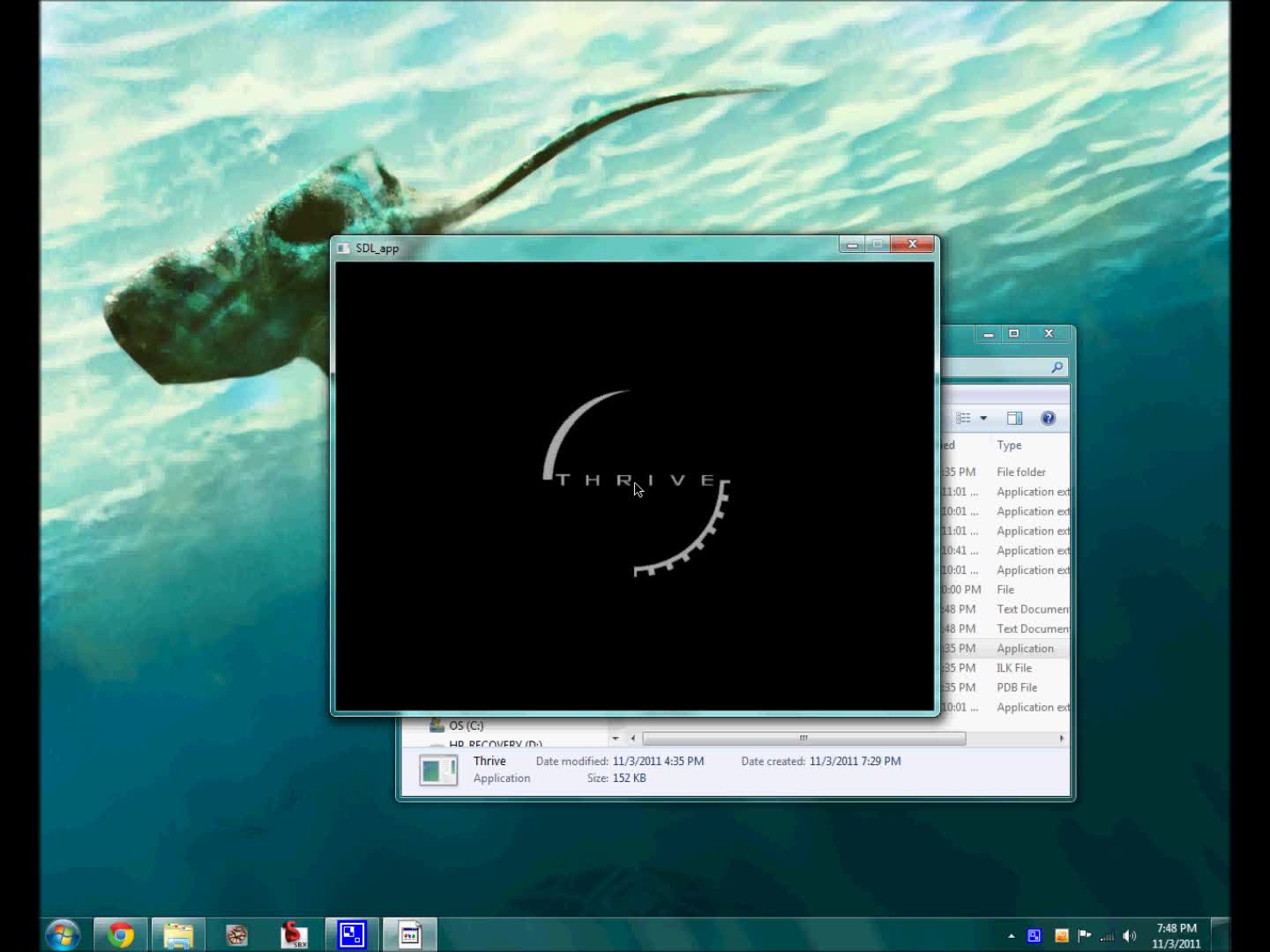 Menu Demo video - Thrive - IndieDB