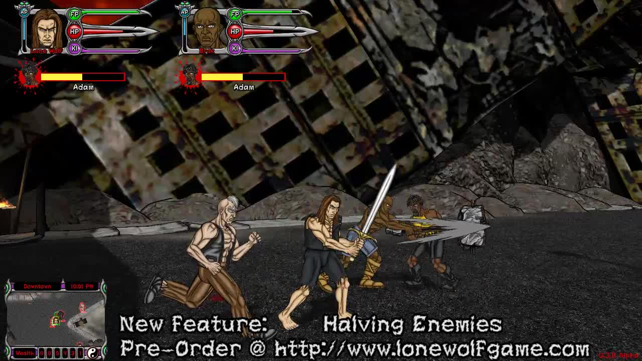 Decapitation and Halving video - Lone Wolf - IndieDB
