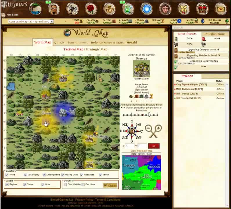 Illyriad World Map Tutorial video - IndieDB
