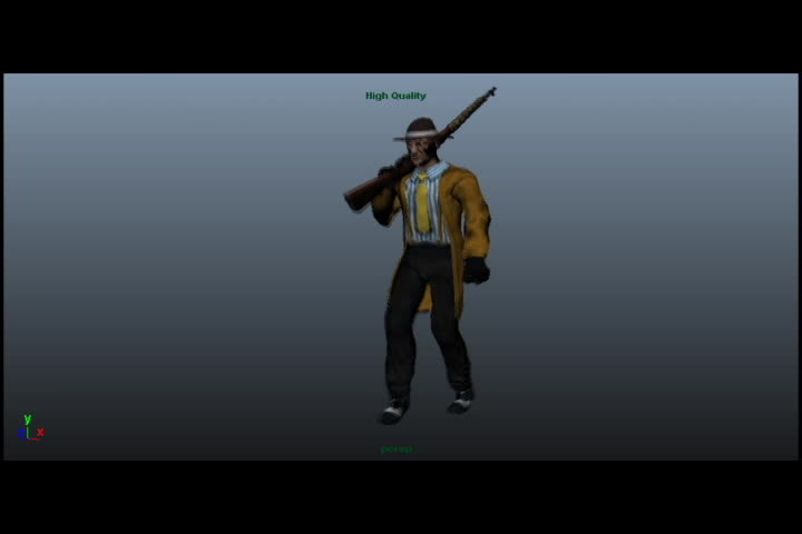 Animation Cycles - Skinny Mobster video - Blood & Badges - ModDB