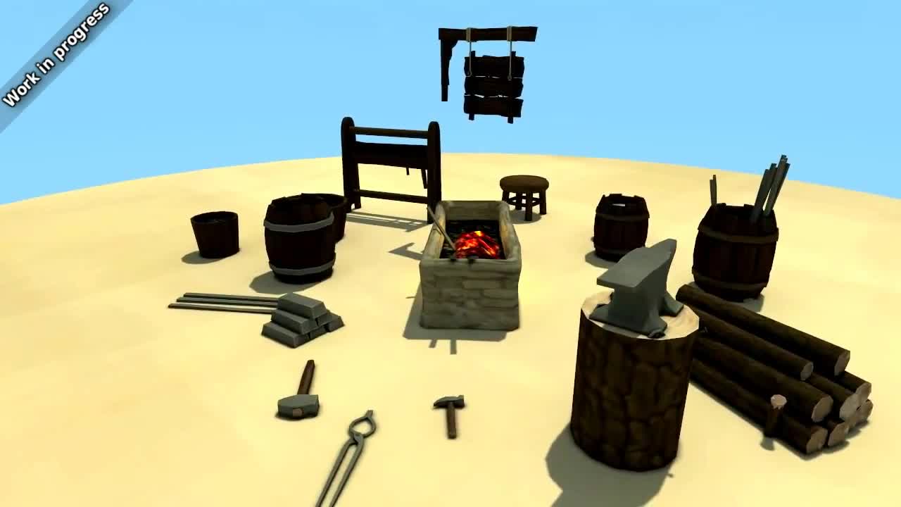 [Blackreef Pirates] Blacksmith assets video - Indie DB