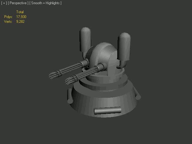 GDI AA Battery Gun Animation Preview video - Tiberium Crystal War UDK ...