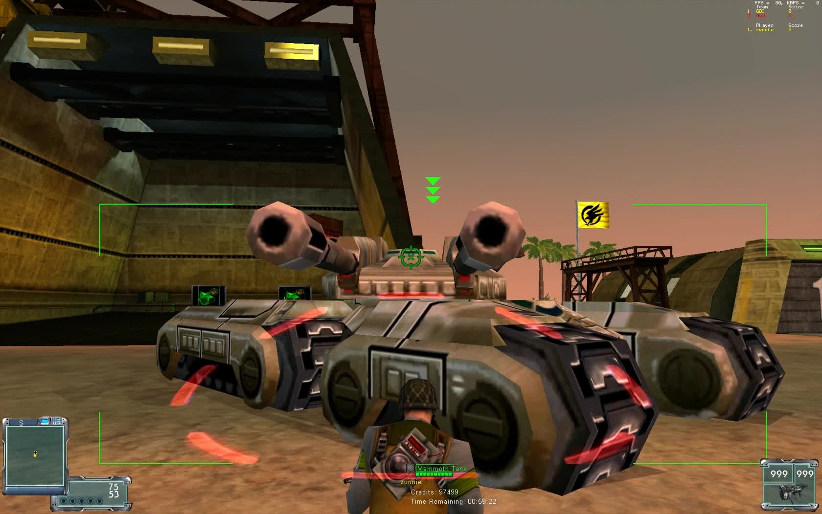 Mammoth Tank Rocket Pods video - Tiberium Crystal War - ModDB