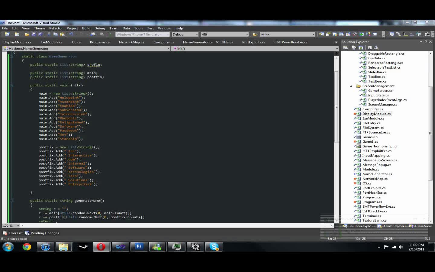 Hacknet Prototype Dev Timelapse video - IndieDB