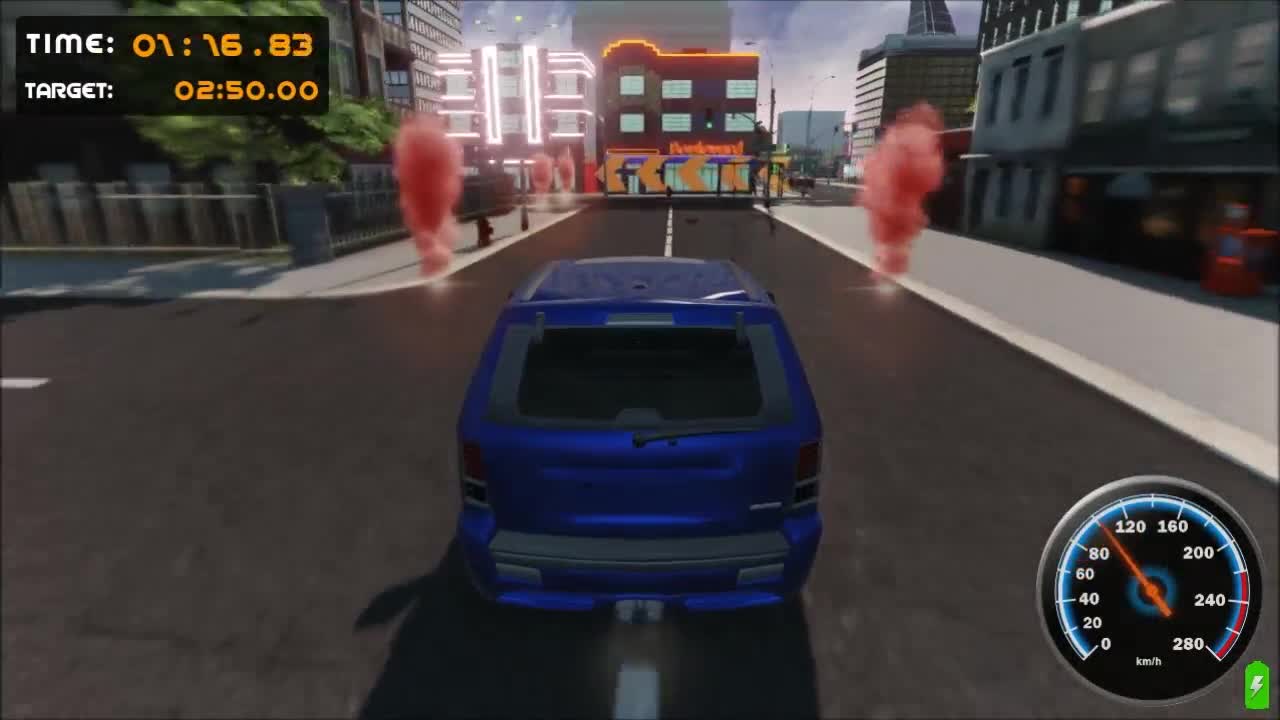 Time-Trial Gameplay video - OCEAN CITY RACING - IndieDB