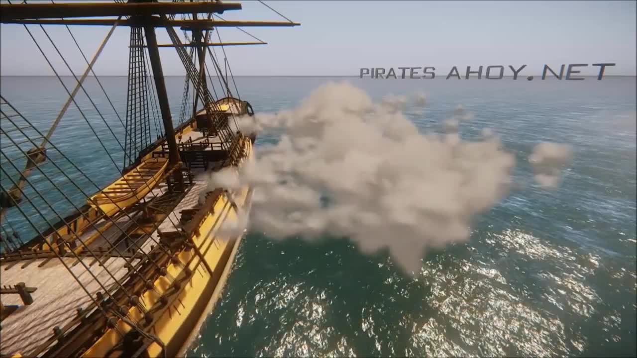 Cannon effects with wind interaction video - Hearts of Oak: Conquest of ...