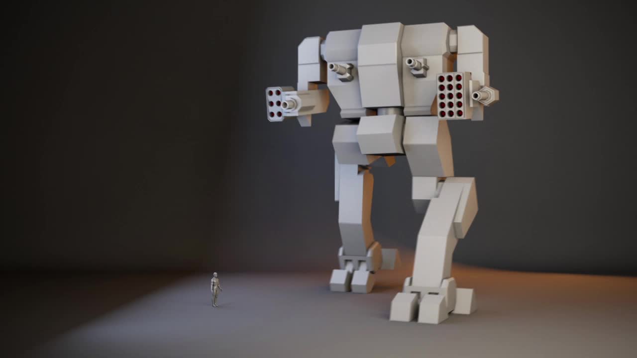 Exodus Ghost heavy mech run animation video - Exodus: Grand Melee - IndieDB