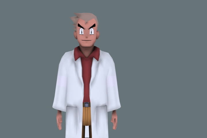 Prof Oak say "hello". video - Pokemon A Jornada - IndieDB