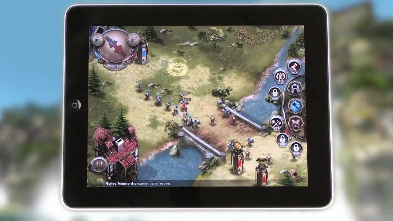 iPad gameplay trailer video - Defenders of Ardania - IndieDB