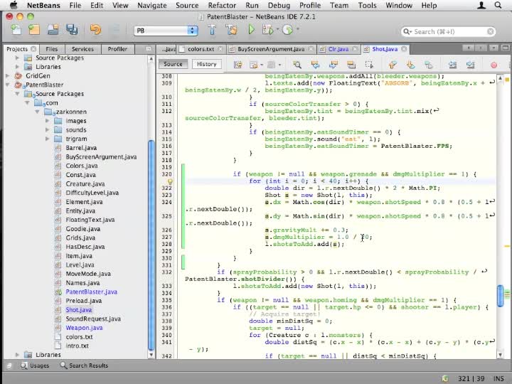 Adding Grenades video - Patent Blaster - IndieDB