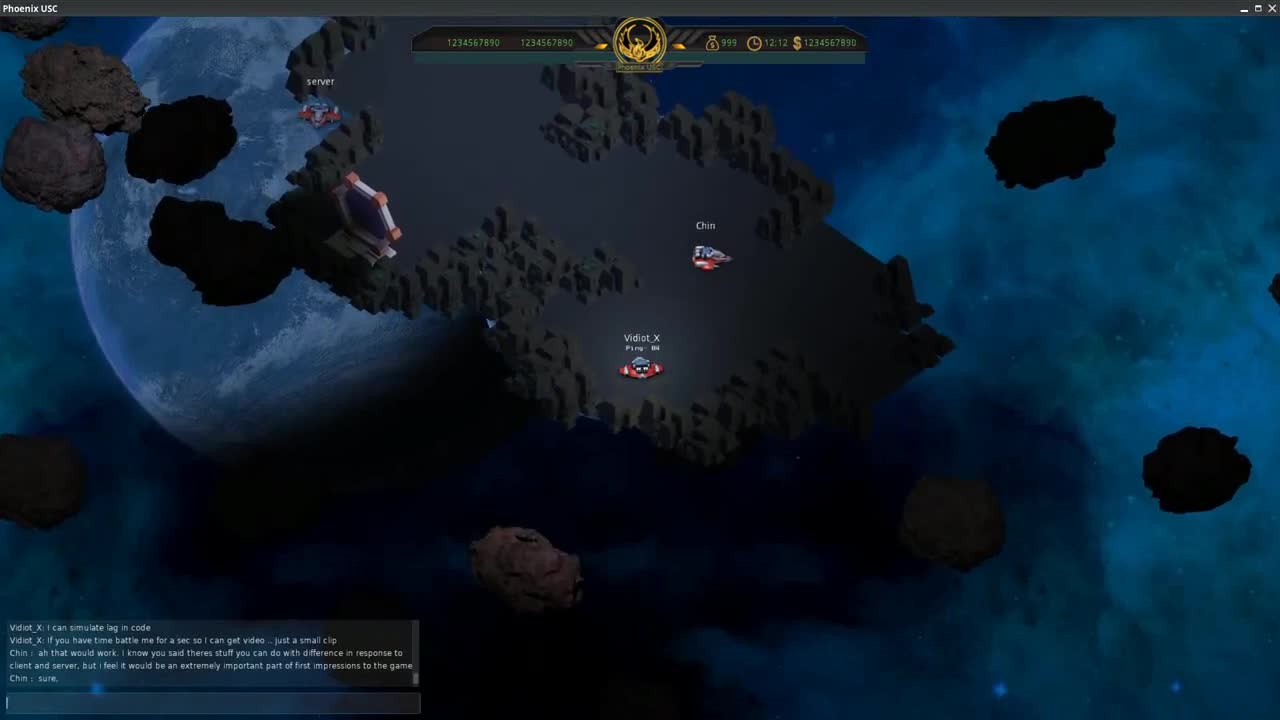 Multiplayer space combat test. video - IndieDB