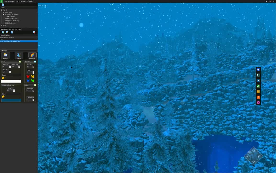 Yume RPG Toolkit - Winter Mountain Benchmark video - Indie DB