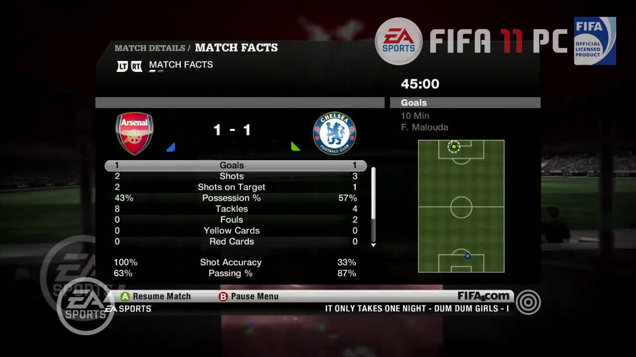 PC Gameplay Footage video - FIFA 11 - ModDB