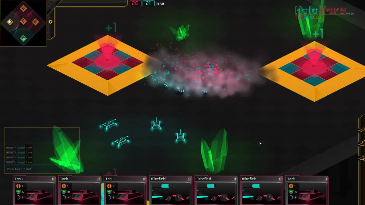 Playing with mines video - HoloWars - IndieDB