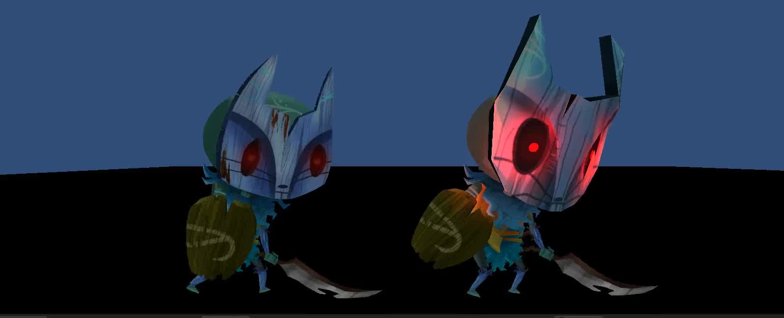 Enemy 3D Mask Test video - Ghamus: Tale of the Crimson Heart - IndieDB