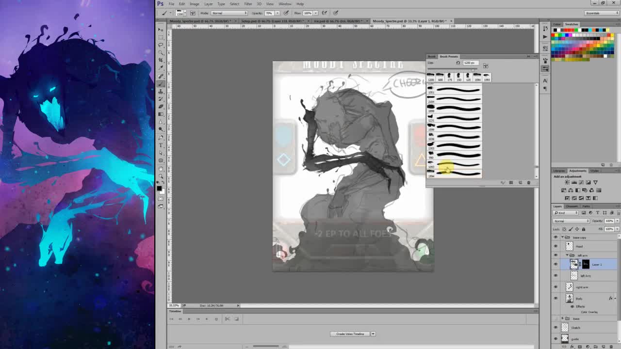 Creature Speedpaint video - Grimslingers - IndieDB