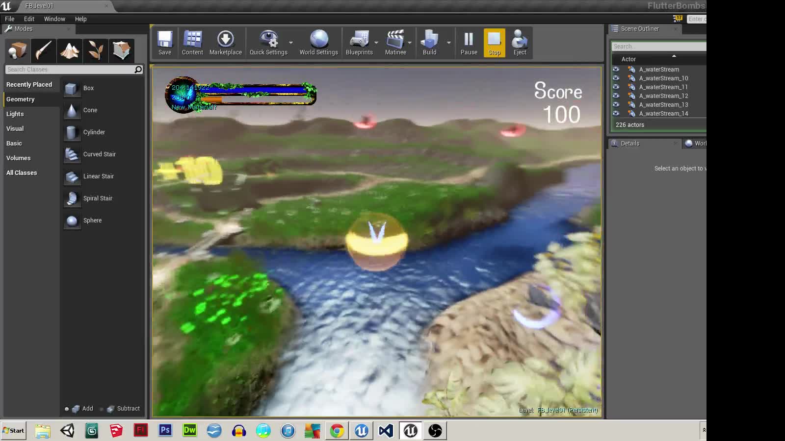 Flutter Bombs - HUD and Player Messaging video - IndieDB