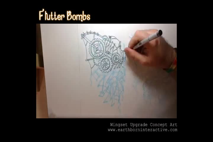 Wingset Upgrade Concept Art video - Flutter Bombs - ModDB