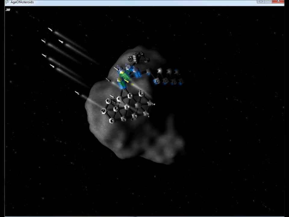 Asteroid/Asteroid Missile Launch Demonstration video - Age of Asteroids ...