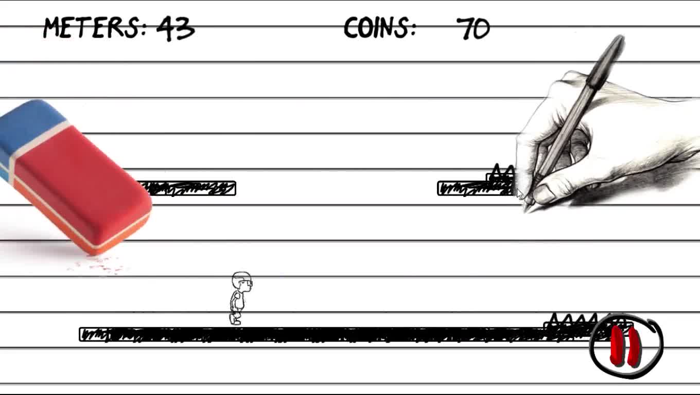 Scribble Man Run! - In Game video - Mod DB