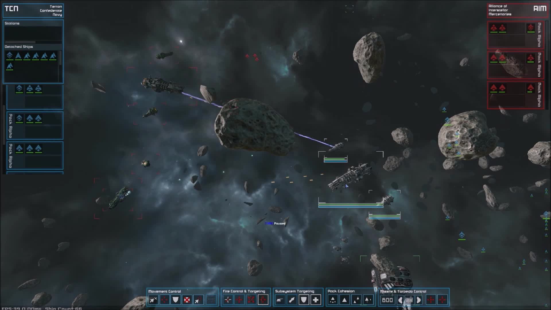 Teeth (new warp effect, guns and carrier launch) video - Shallow Space ...