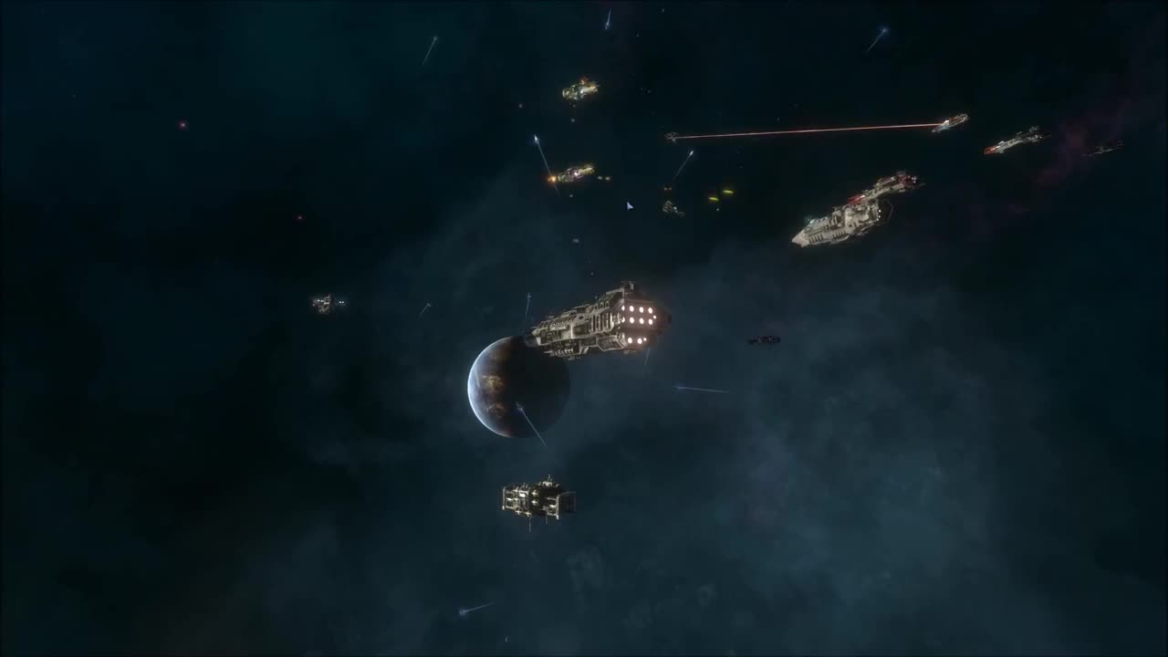 Lasers, boomage, big sounds, pretty planets, etc! video - Shallow Space ...