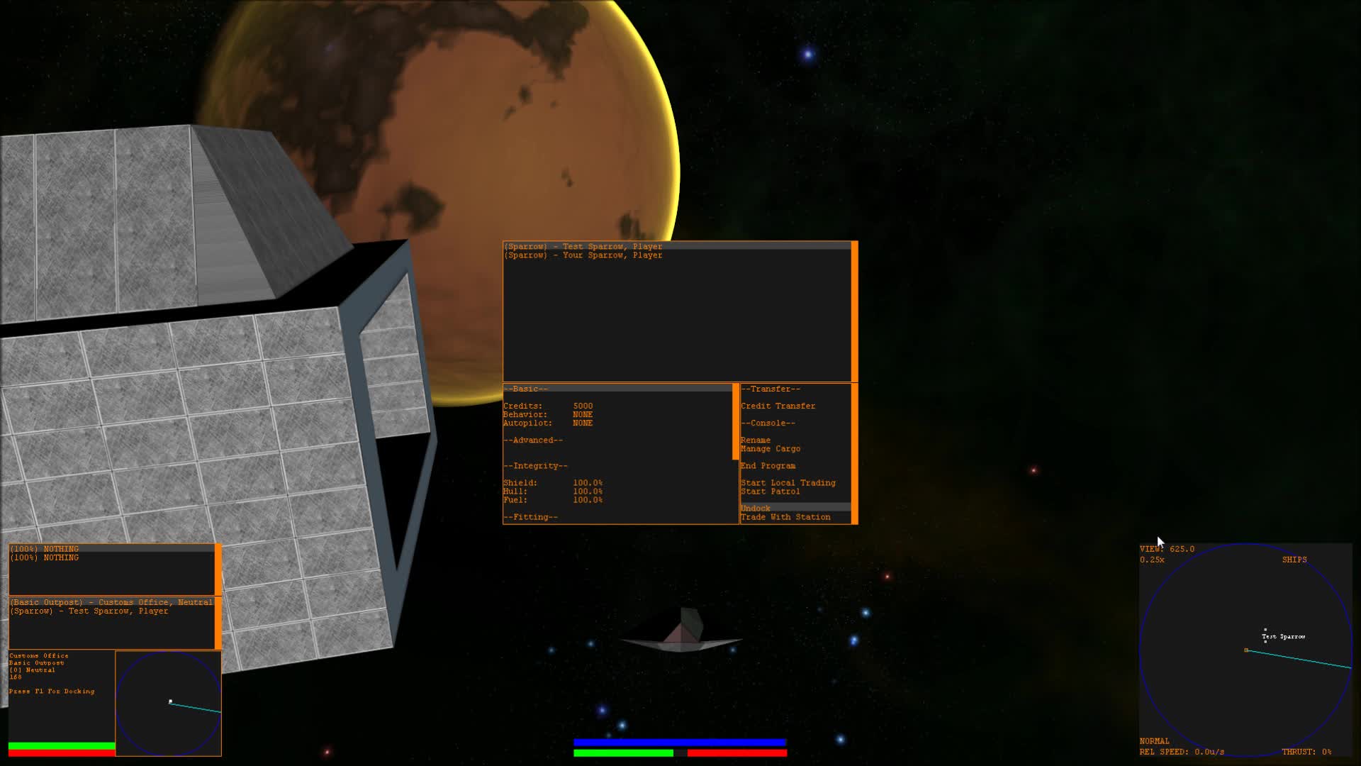 Docking Demo video - Outlier: Open Skies - ModDB