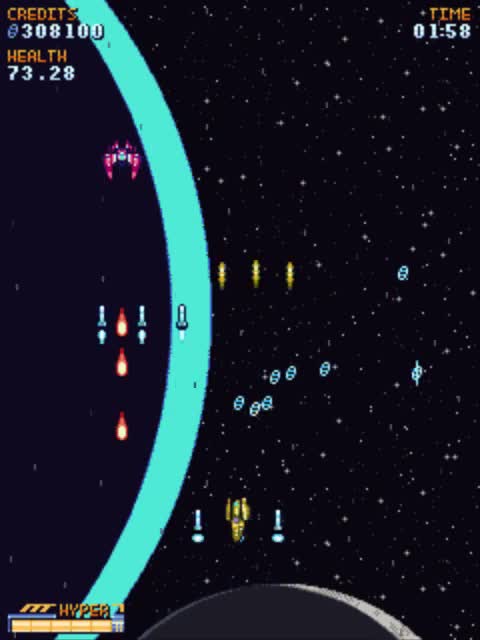Gold Gameplay video - Super Galaxy Squadron - IndieDB