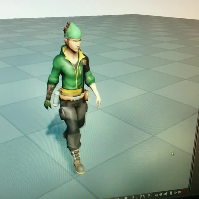 Vance Walk Cycle - Unreal Engine 4 video - Project Grand Vault - ModDB