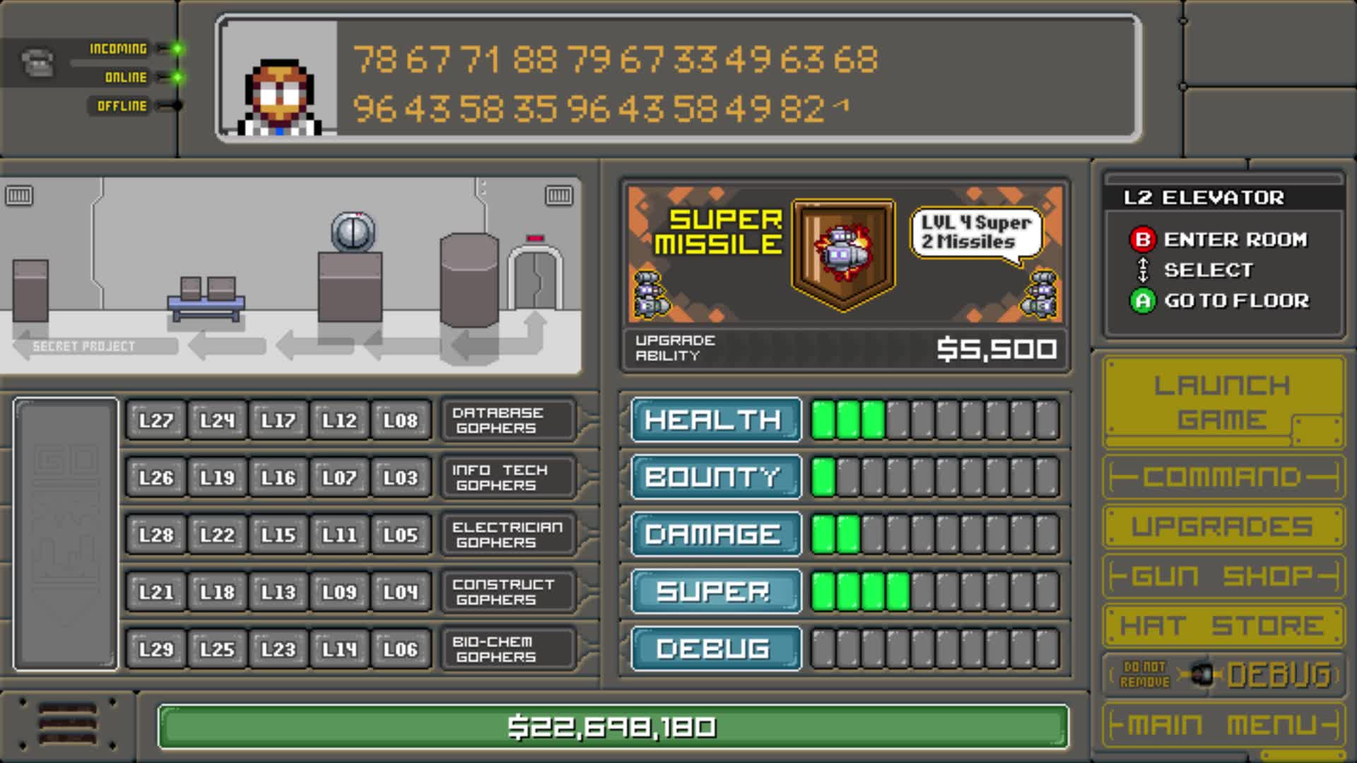 Boss 101 Game Intro with BERL 04 - The Upgrade Room video - IndieDB